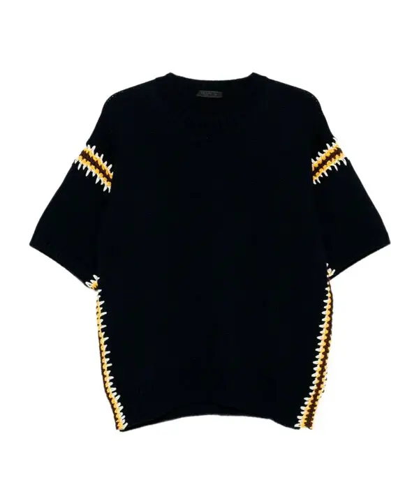 Prada Embroidered Cotton T-shirt