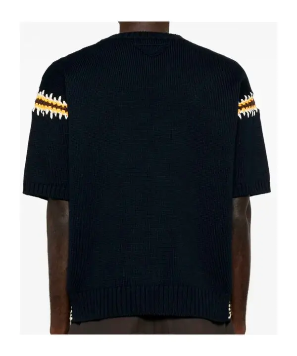 Prada Embroidered Cotton T-shirt
