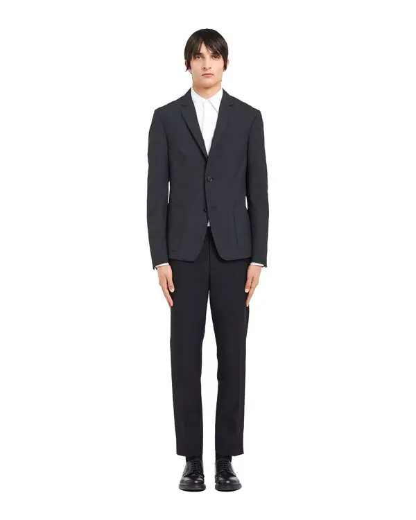 Prada Single-breasted Suit Jacket - Black