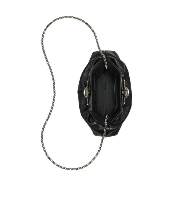Marc Jacobs Small Clutch Bag With Chain Detail - Black
