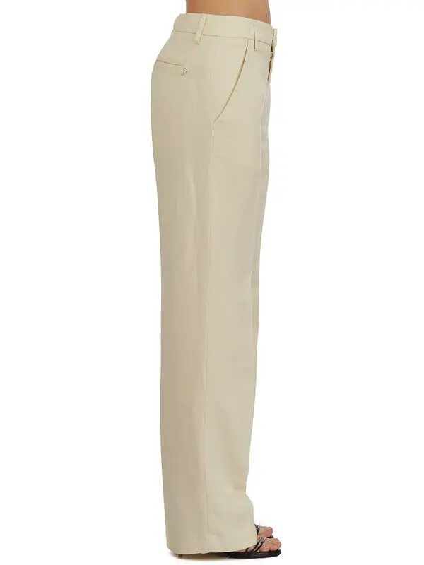 DONDUP Reina Viscose And Linen Trousers