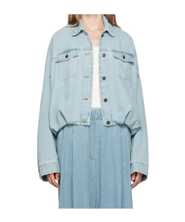 Dries Van Noten Long-sleeved Denim Coat
