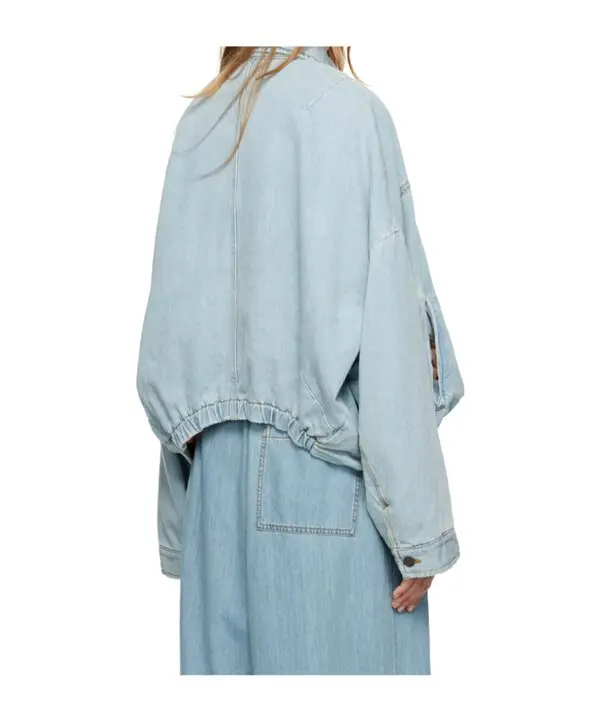 Dries Van Noten Long-sleeved Denim Coat