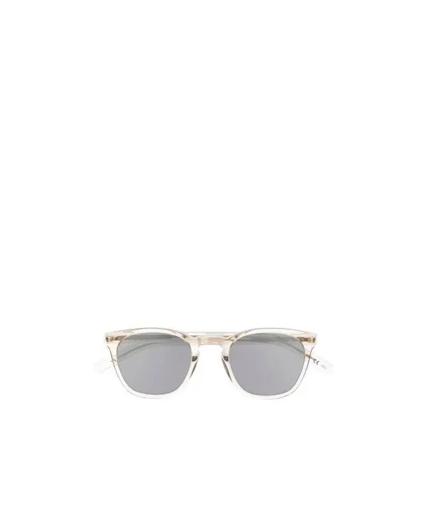 Saint Laurent Slim Rectangular Sunglasses - Gray
