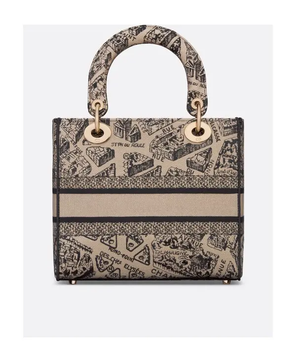 Dior Medium Lady D-lite Bag - Nude
