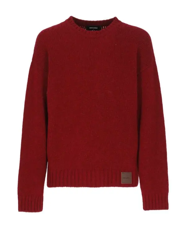 Dsquared2 Logo Patch Crewneck Jumper
