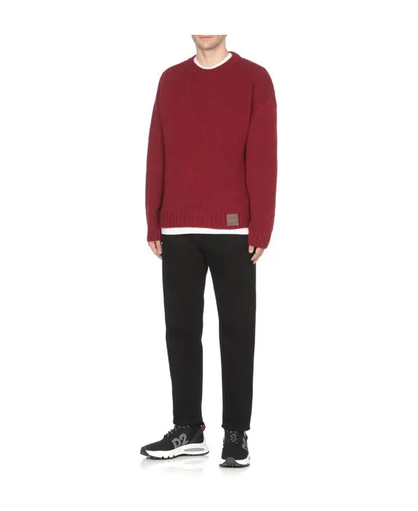 Dsquared2 Logo Patch Crewneck Jumper