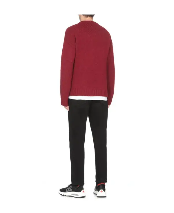 Dsquared2 Logo Patch Crewneck Jumper