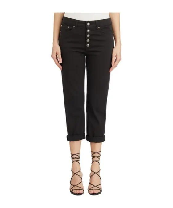 DONDUP Button-front Slacks - Black