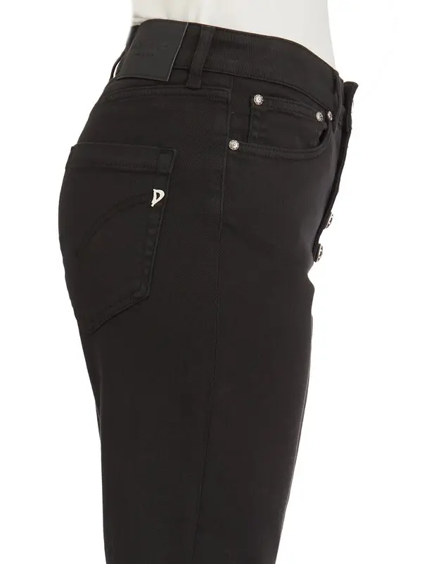 DONDUP Button-front Slacks - Black