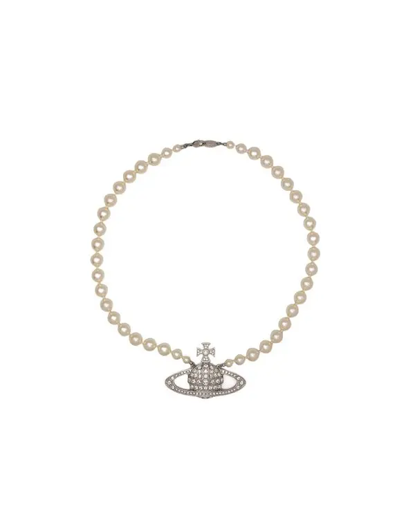 VIVIENNE WESTWOOD Orb-charm Embellished Necklace - Yellow