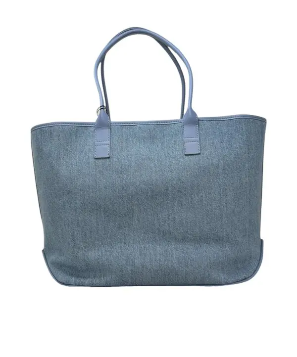 Hogan Embossed Shopping Tote Bag - Blue