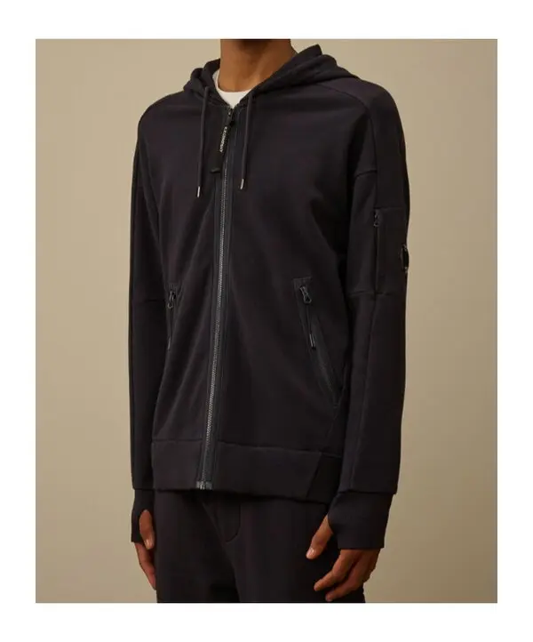 C.P. COMPANY Diagonal Fleece Hooded Sweatshirt