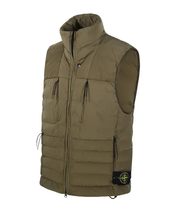 Stone Island Zip-up Down Vest - No