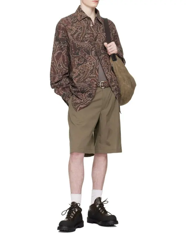 Our Legacy Pleated Ponte Shorts