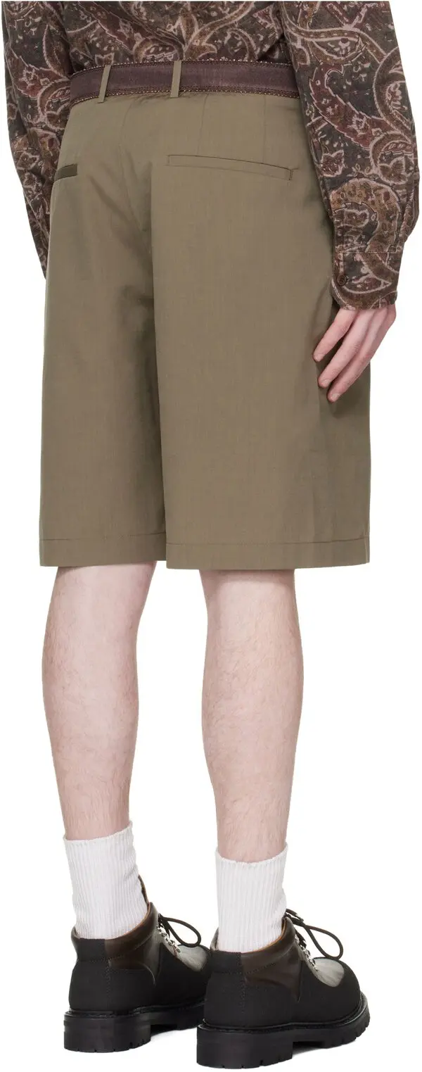 Our Legacy Pleated Ponte Shorts