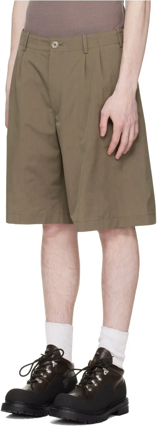 Our Legacy Pleated Ponte Shorts