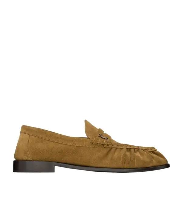Saint Laurent Le Loafer Slip-on Slipper - Brown
