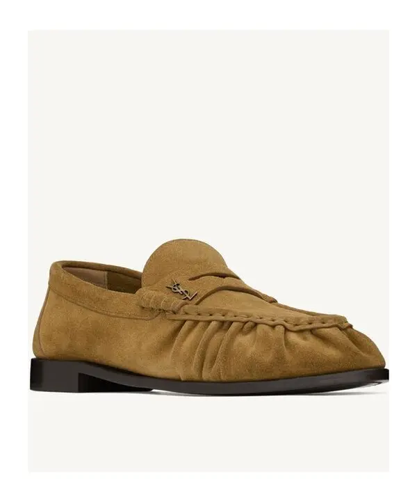 Saint Laurent Le Loafer Slip-on Slipper - Brown