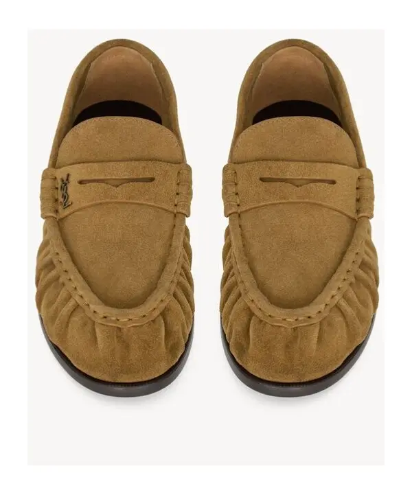 Saint Laurent Le Loafer Slip-on Slipper - Brown