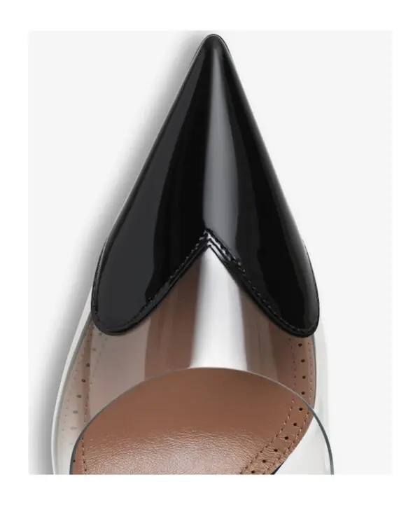 Alaïa Le Coeur Pointed Toe Slingback Pumps