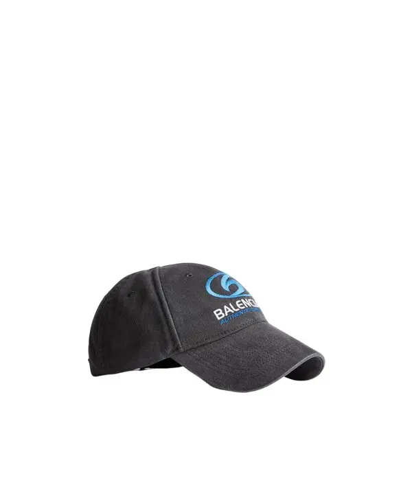 Balenciaga Embroidered Surfer Cap - Black
