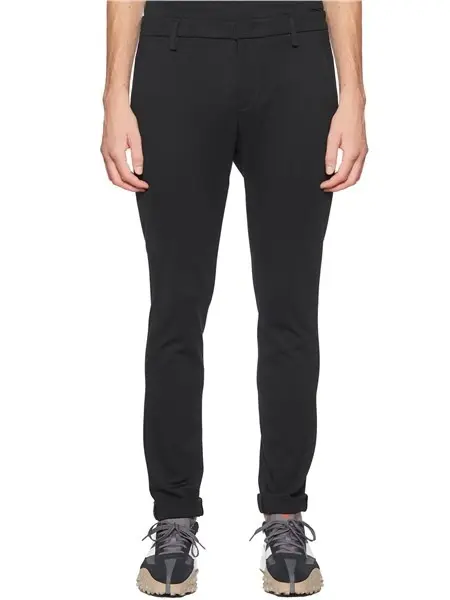 DONDUP Belt-lined Casual Pants - Black