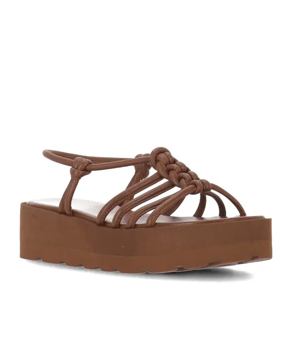 GIANVITO ROSSI Platform Sandals With Knot Detailing