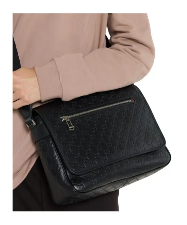 Gucci Gg Emblem Medium Crossbody Bag