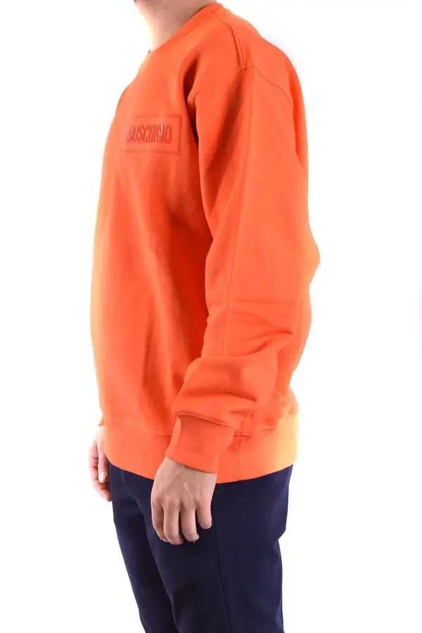 Moschino Crewneck Sweatshirt With Chest Logo Detail