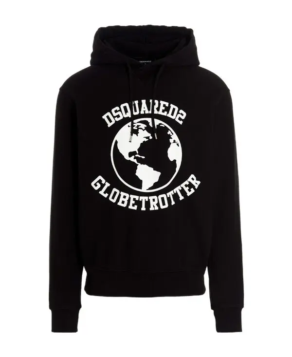 Dsquared2 Globetrotter Logo Hoodie