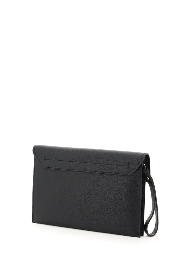 FERRAGAMO Gancini Logo Clutch