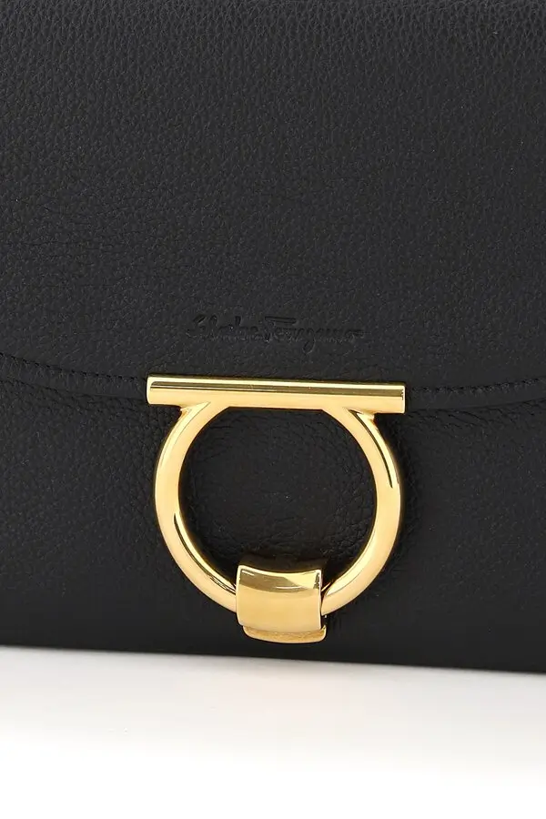 FERRAGAMO Gancini Logo Clutch