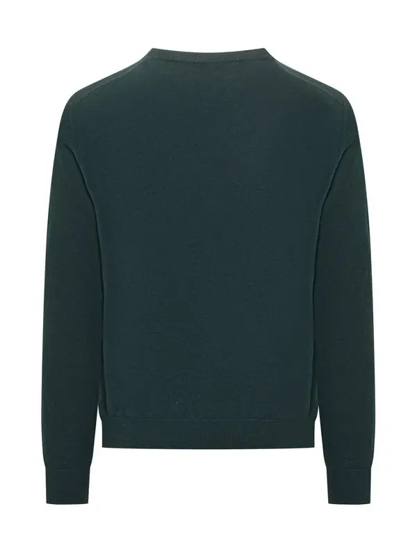 Etro Logo Embroidered Knitted Jumper - Green
