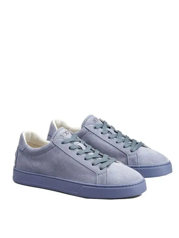 TOD'S Suede Lace-up Sneakers - Blue