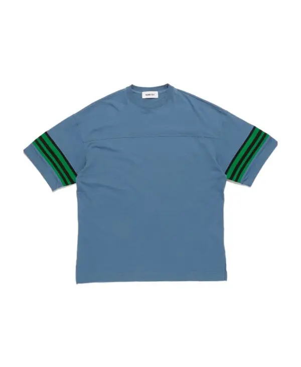 AMBUSH Logo Stripe Detailed Crewneck T-shirt