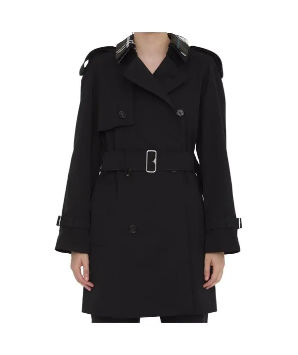 Burberry Double Breasted Belted Waistcoat