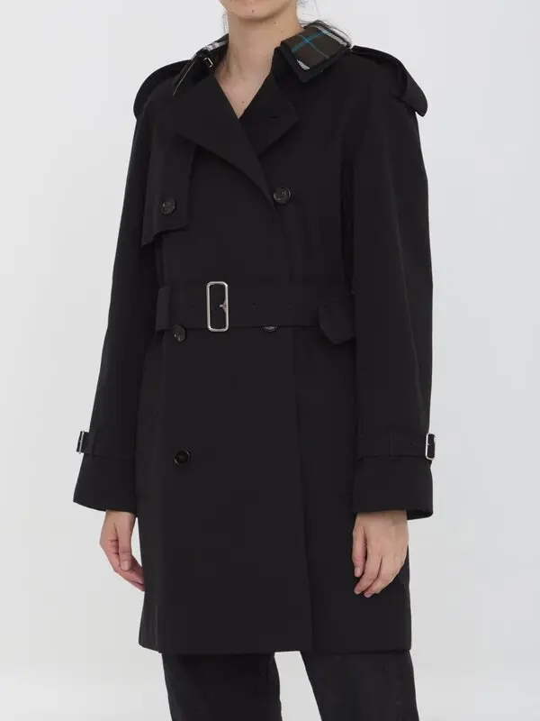 Burberry Double Breasted Belted Waistcoat