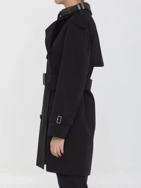 Burberry Double Breasted Belted Waistcoat