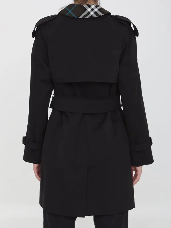 Burberry Double Breasted Belted Waistcoat