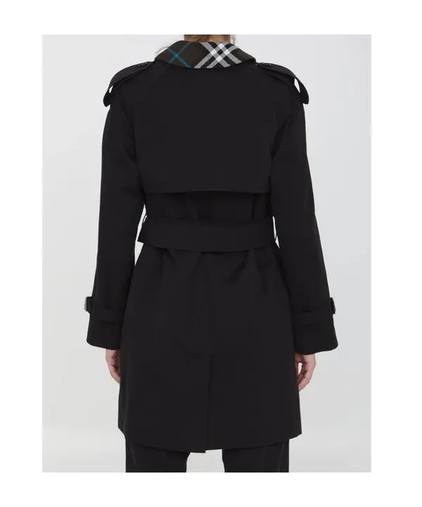 Burberry Double Breasted Belted Waistcoat