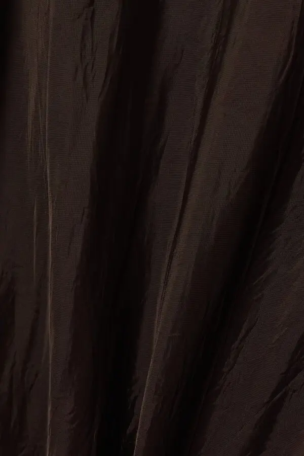 Dries Van Noten Thin Shoulder Strap Dress With Frills