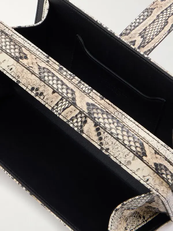 Magda Butrym Apolonia Snake-effect Leather Clutch