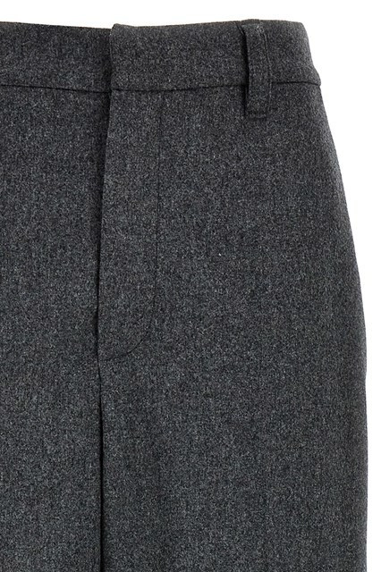 Brunello Cucinelli High-waist Wide-leg Tailored Trousers