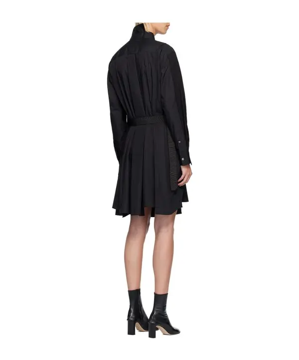 Sacai Poplin Midi Dress