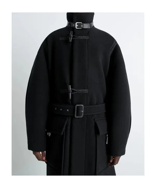 LEMAIRE Belted Patch Pocket Coat