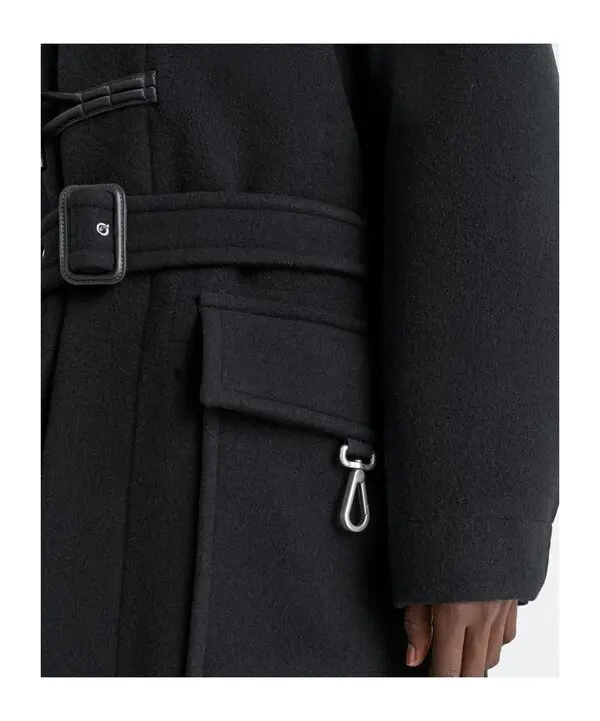 LEMAIRE Belted Patch Pocket Coat