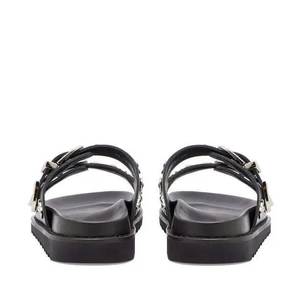Toga Graphic Pattern Open-toe Buckled Slides