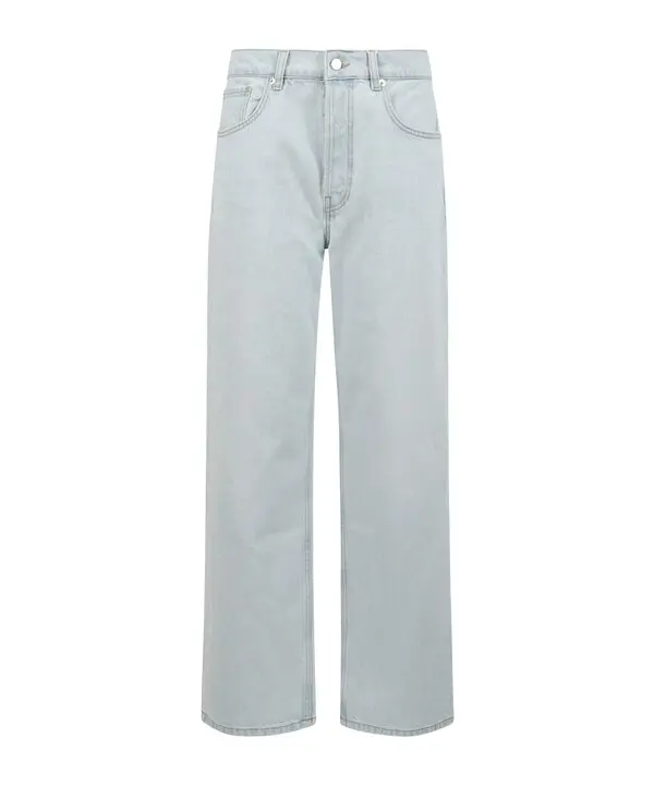 ANINE BING Manon High Waist Wide-leg Jeans - Light Denim