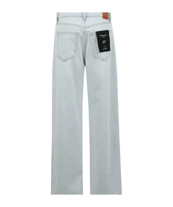 ANINE BING Manon High Waist Wide-leg Jeans - Light Denim